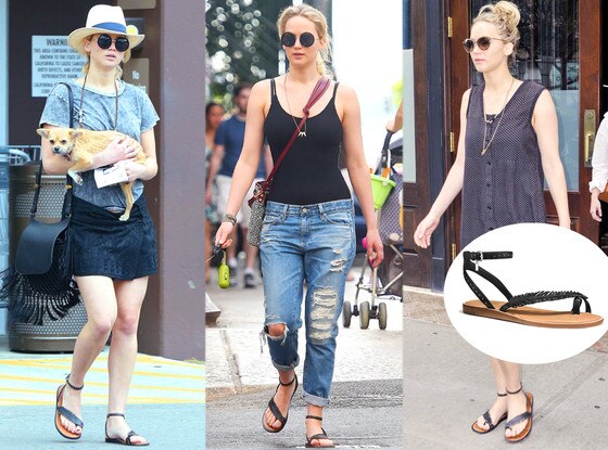 Gimme That! Jennifer Lawrence’s Favorite $129 Coach Sandals | E! News