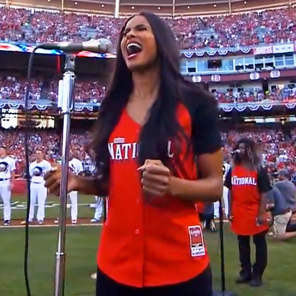 Watch: Ciara's Performance of the National Anthem Is a Home Run
