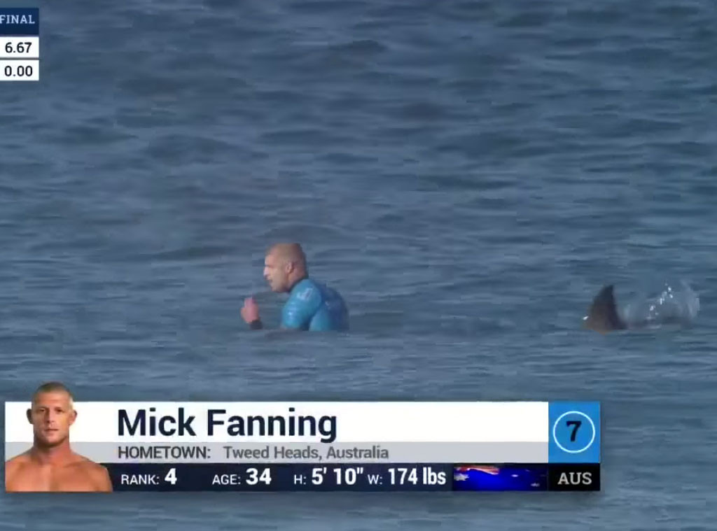 Surfer Mick Fanning Survives Insane Shark Attack—Watch! - E! Online