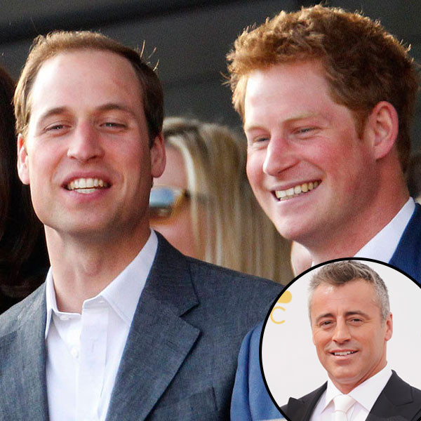 Matt LeBlanc Tells the Truth About Meeting Prince William & Harry