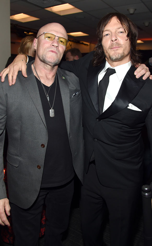 Michael Rooker & Norman Reedus from The Walking Dead Stars at Season 6 ...
