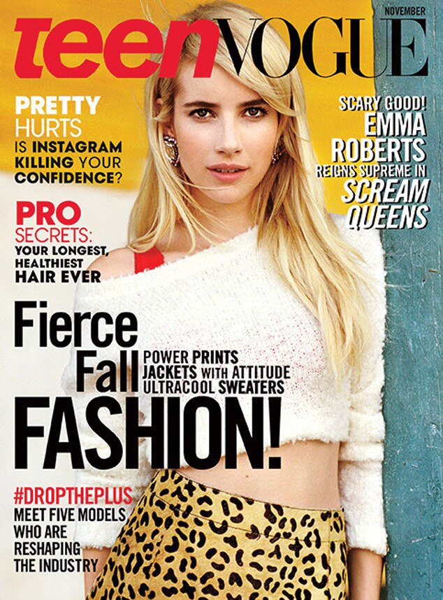 Emma Roberts Covers Teen Vogue, Talks On-Set Friendships and Shares a ...