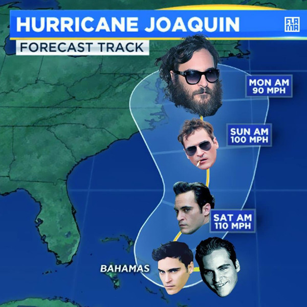Hurricane Joaquin Phoenix Meme Has the Internet Running for Cover