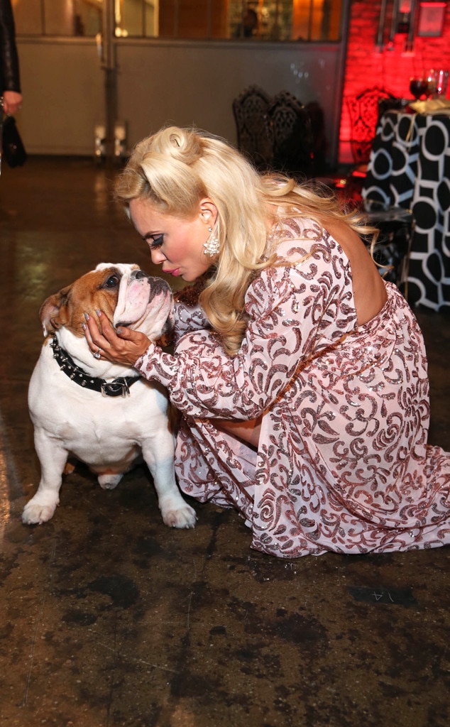 Coco Shows Shows Baby Bump in Sparkling Dress at Her Baby Shower ...