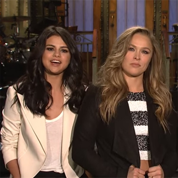 Selena Gomez & Ronda Rousey Call Boys in New SNL Promos