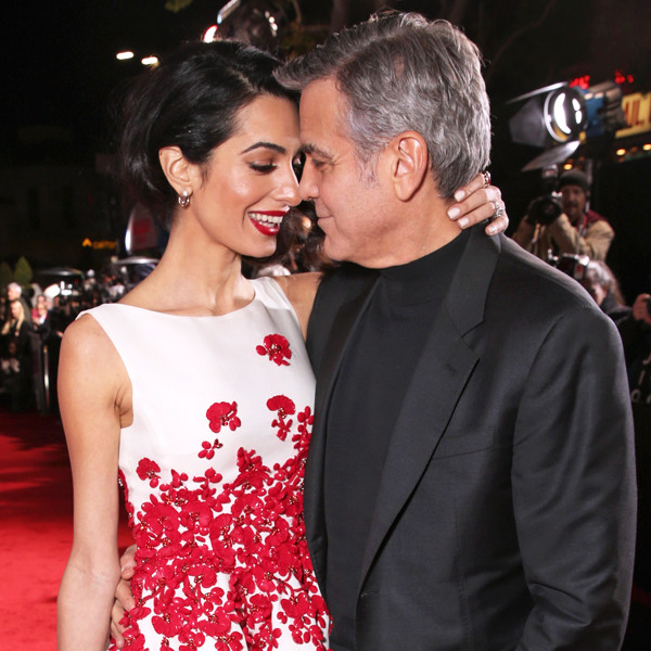 George and Amal Clooney Get Close at the Hail, Caesar! Premiere