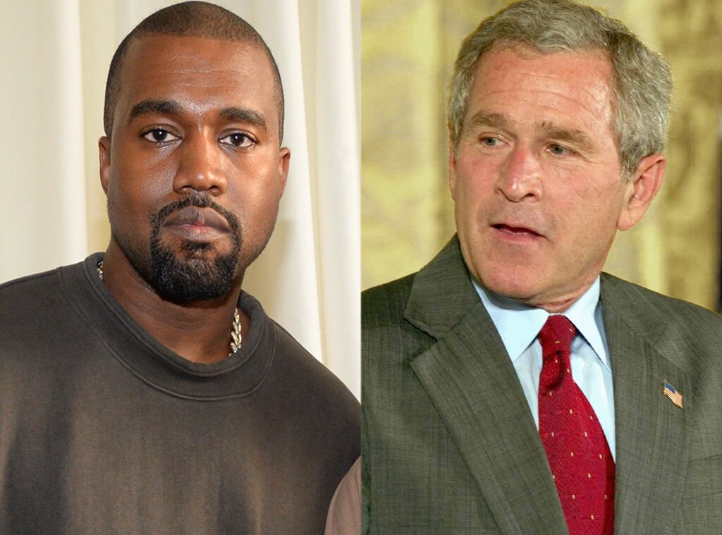 Kanye Vs George W Bush From A History Of Kanye Wests Feuds From George W Bush To Taylor