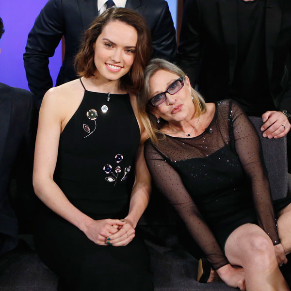Daisy Ridley "Devastated" Over Carrie Fisher's Death - E! Online