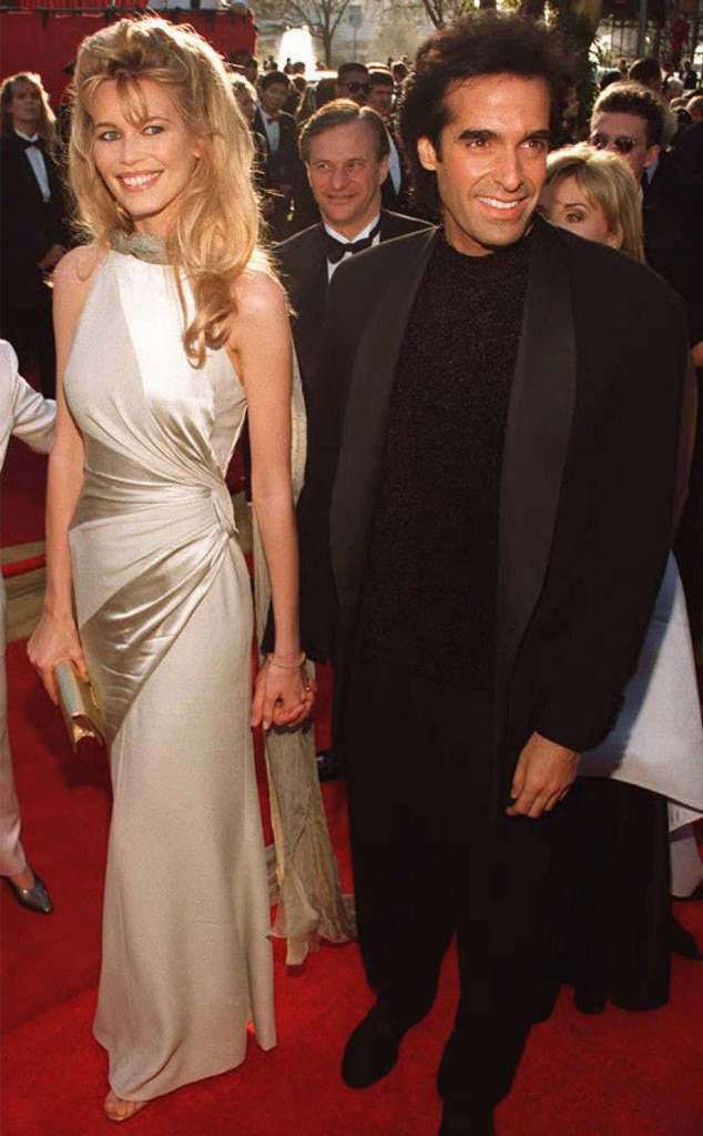 Claudia Schiffer & David Copperfield from Throwback: Couples at the ...