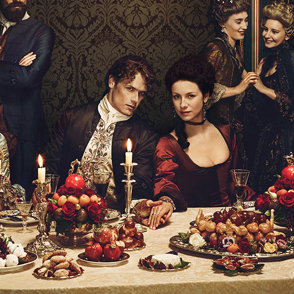 Sam Heughan Got Goofy with the Outlander Baby Bump