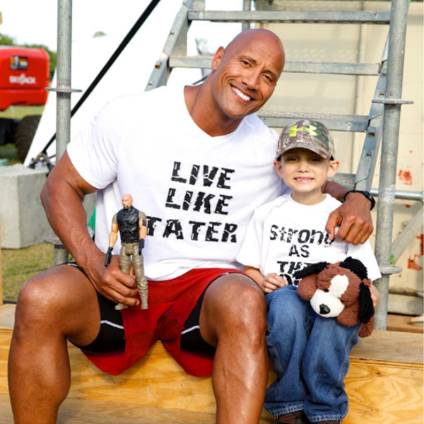 Photos from Dwayne "The Rock" Johnson's Charity Work - E! Online