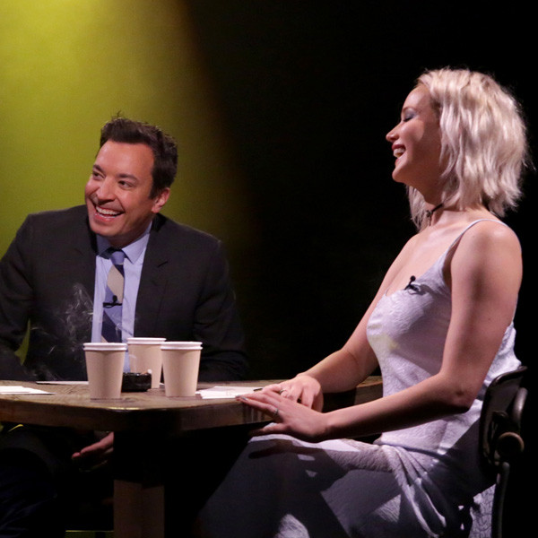 J.Law, Jimmy Fallon and John Oliver Play "True Confessions"