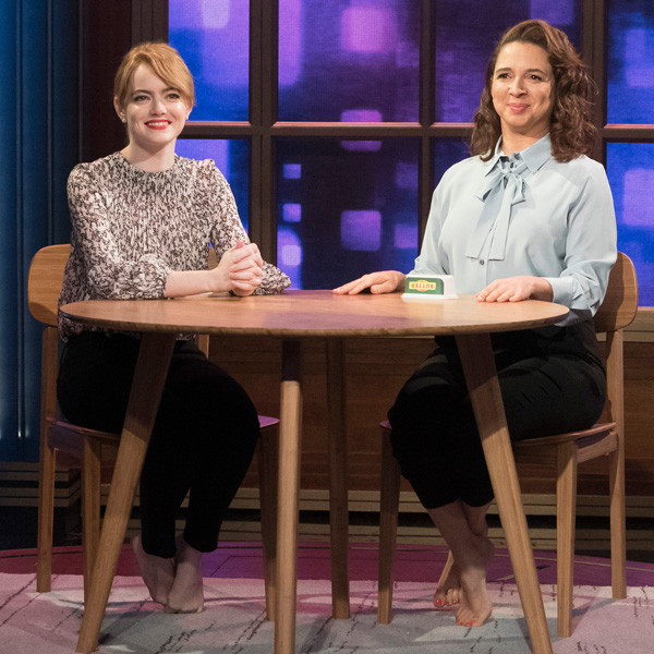 Emma Stone and Maya Rudolph Perform a Robyn Song...With Butter Tubs