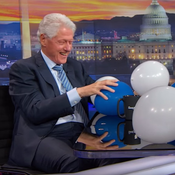 Bill Clinton Plays With Balloons...Again!