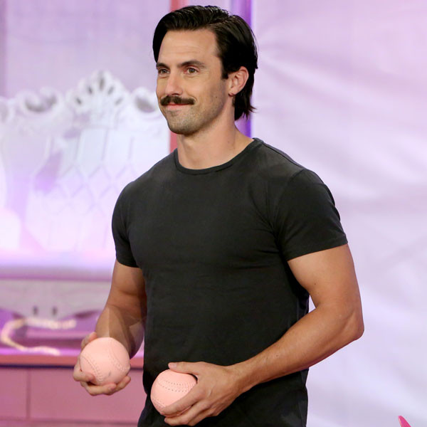 Milo Ventimiglia Strips Down for Breast Cancer - E! Online