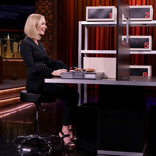 Emily Blunt Shows Off Her Acting Chops in a Box of Lies Battle