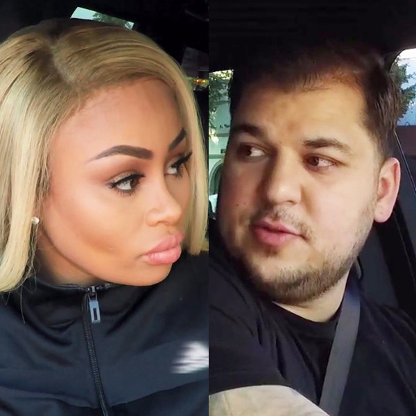 Rob Calls Blac Chyna a ''Psycho'' During Tense Fight Over French Fries