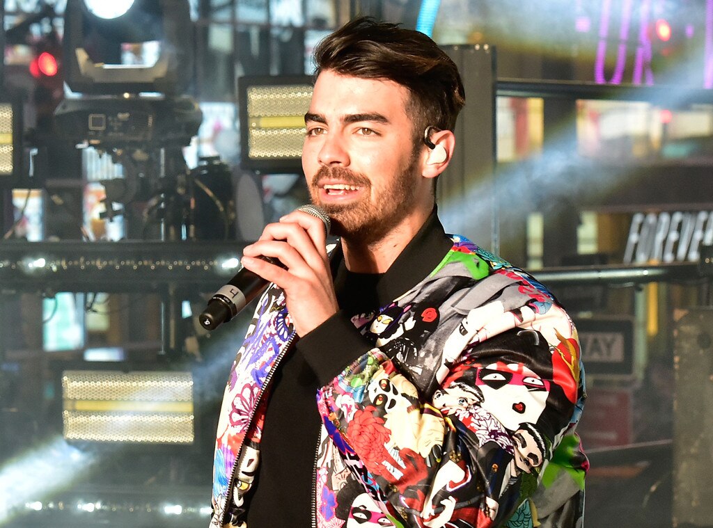 Joe Jonas from Stars Celebrate New Year's Eve 2016 | E! News