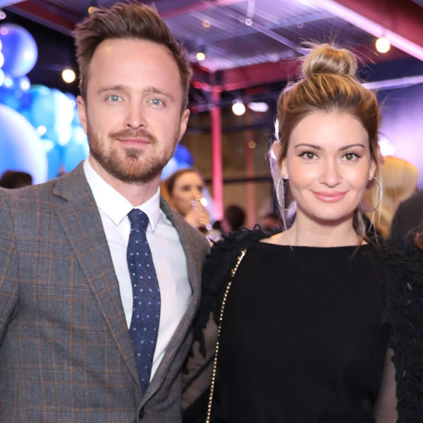 Aaron Paul Says His Baby Girl Is Due "Any Minute Now"