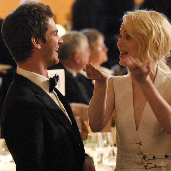 Emma Stone and Andrew Garfield Reunite at 2017 Governors Awards
