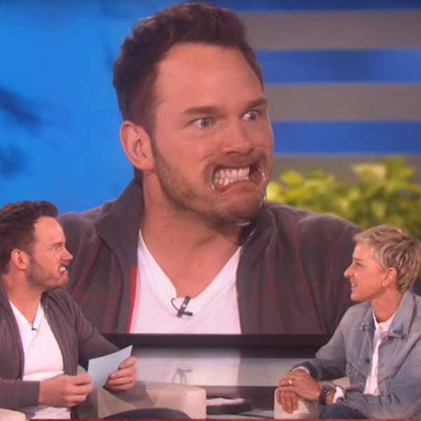 Chris Pratt Plays Speak Out On Ellen Hijinks Ensue E Online