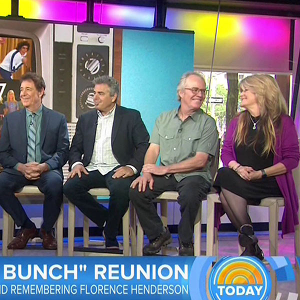 The Brady Bunch Cast Reunites on Today - E! Online