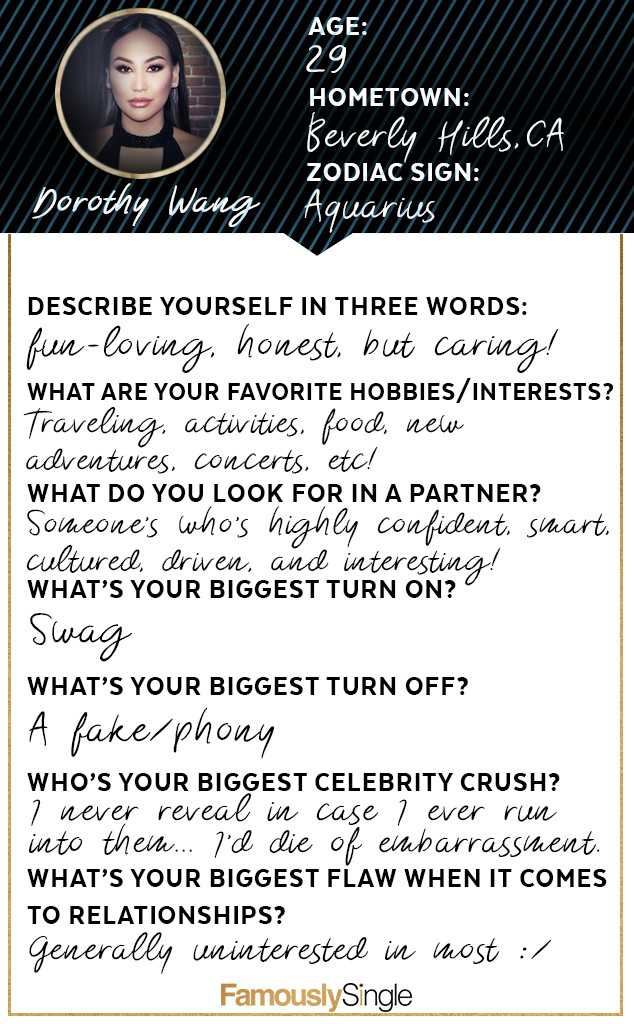 Famously Single Dating Profiles: Season 2