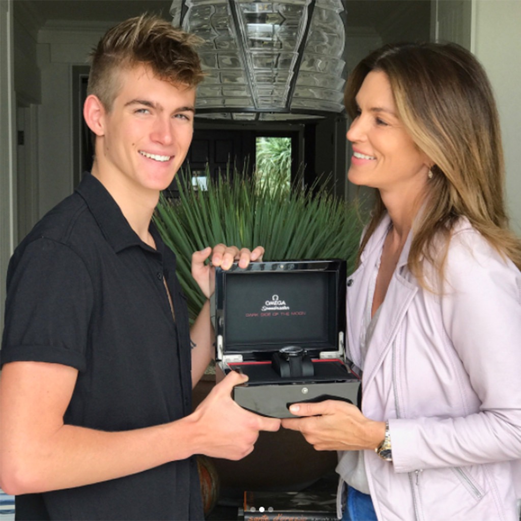 Cindy Crawford And Rande Gerber Celebrate Son Presley Gerbers High School Graduation E News