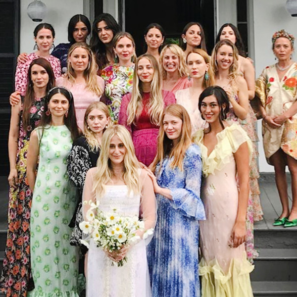 Mary-Kate & Ashley Olsen-Inspired Bridesmaid Dresses