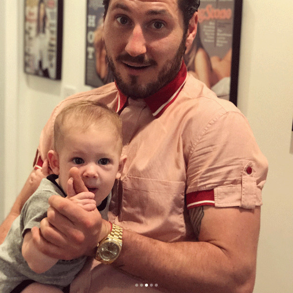 Maks and Peta's Baby Boy Gets His First Dance Lessons From Uncle Val