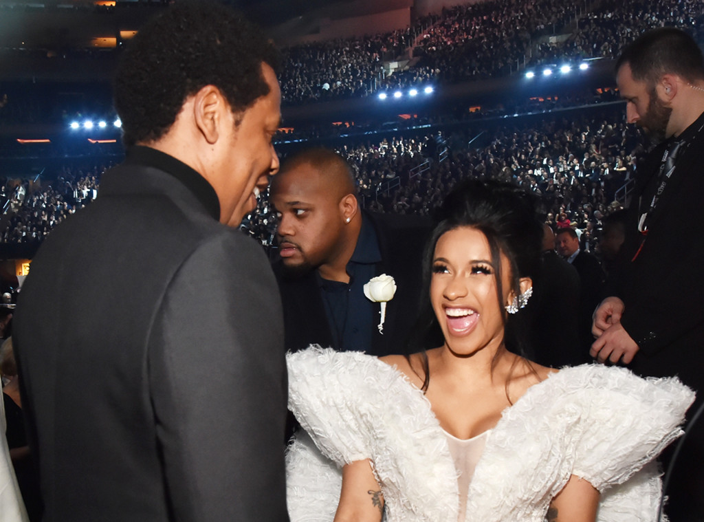Jay-Z Greets Everyone at the 2018 Grammys