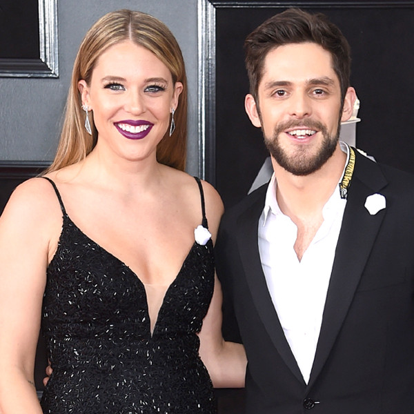 Thomas Rhett & Lauren Akins Gush Over Daughters at Grammys 2018 - E! Online