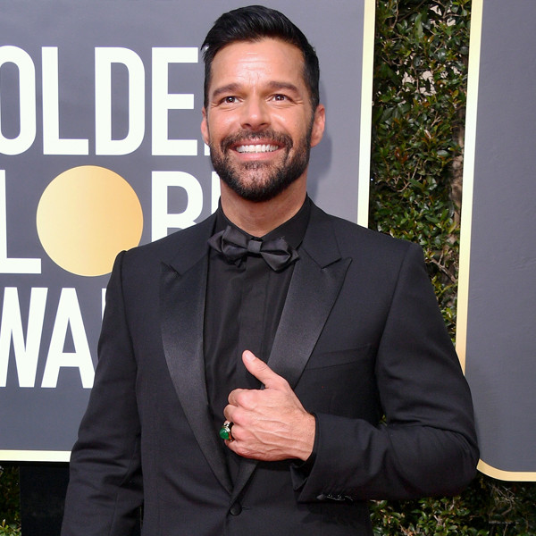 Ricky Martin Talks Family and Gianni Versace at 2018 Golden Globes