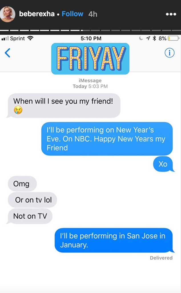 bebe rexha text