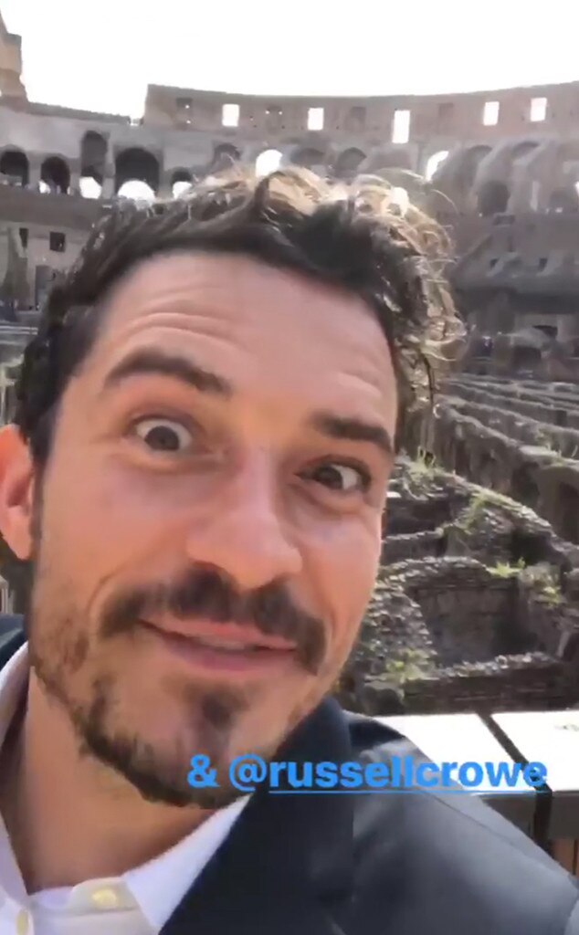 헐리우드 - 로마 여행하는 케이티 페리&올랜도 블룸