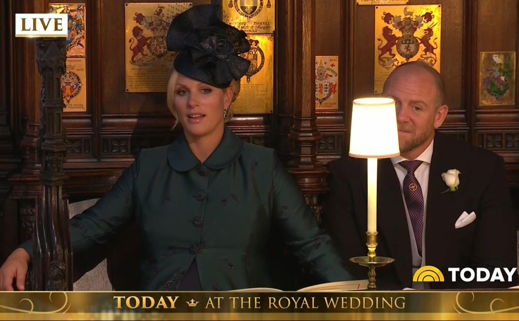 Zara Tindall and Mike Tindall from Prince Harry and Meghan Markle's ...