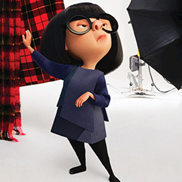 Edna Mode, styliste des Indestructibles, très chic dans les pages de ...