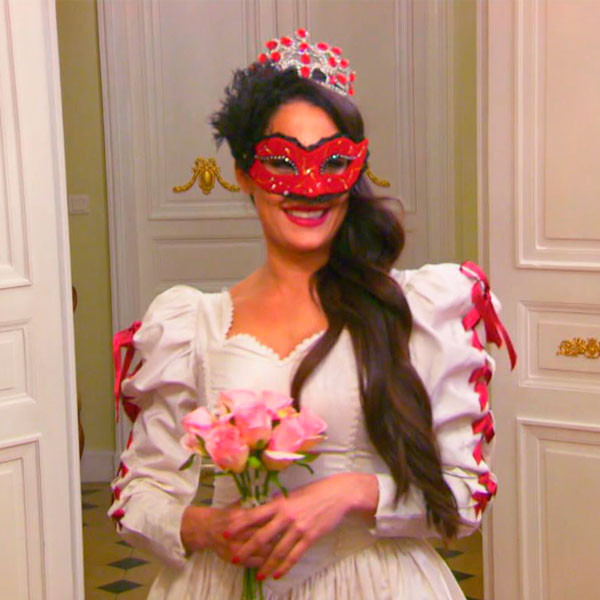 Nikki Bella Gets Her Masquerade on in Paris: Watch!