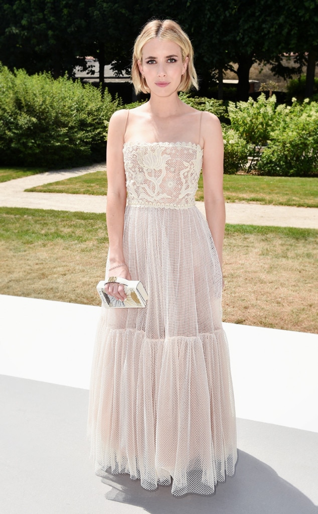 Emma Roberts from Best Celebrity Looks From Paris Haute Couture Week ...