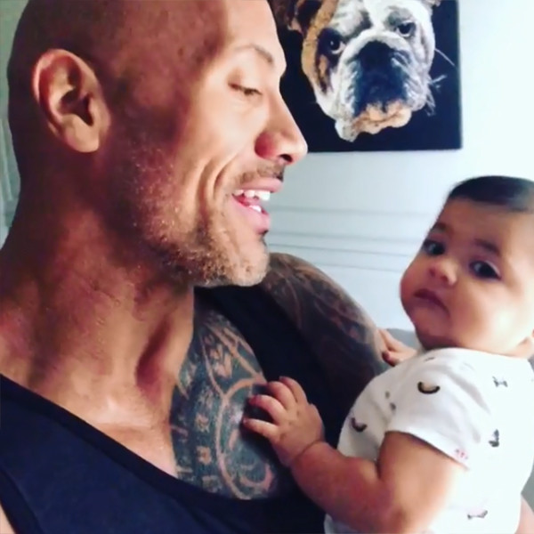 Dwayne Johnson Sings to Baby Tiana to Celebrate Her Half-Birthday