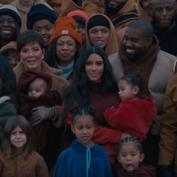 Watch the Kardashian-Jenner Family Star in Kanye West's Music Video