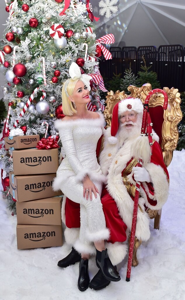 Katy Perry from Celebrities Celebrate the Holidays 2019: Christmas ...