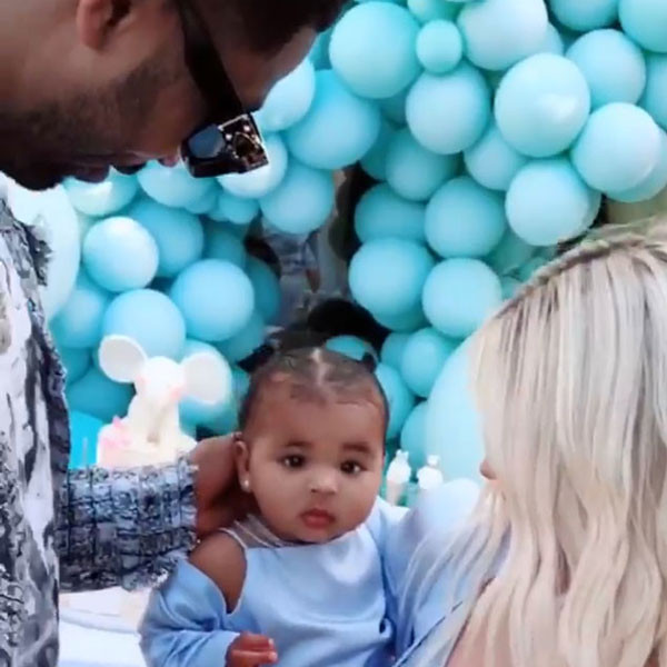 True Thompson's 1st Birthday Party