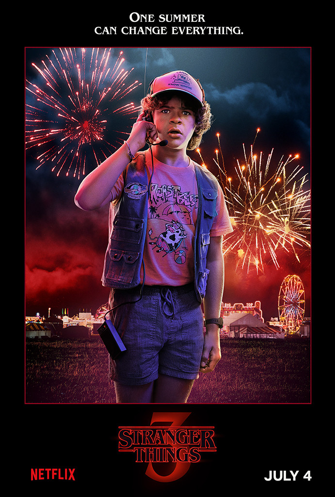 Gaten Matarazzo as Dustin from Stranger Things Season 2 Finale ...