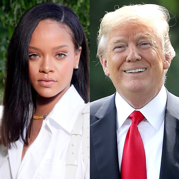 Donald Trump Stops Tweeting Momentarily to ''Like'' Rihanna Post - E ...