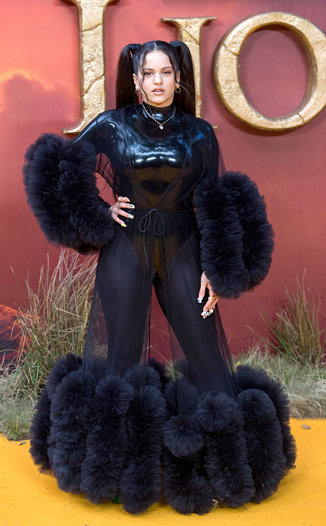 Goth Glam Vibes from Rosalia's Best Fashion Moments | E! News