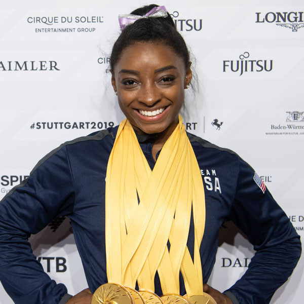 Watch Simone Biles' Epic Take On the Handstand Challenge