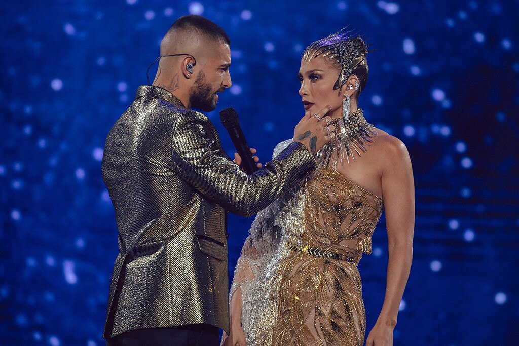 Jennifer Lopez Makes Surprise Appearance at Maluma's Concert | E! News