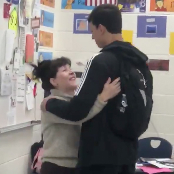 Watch This Teacher's A+ Reaction to Her Student Getting Into College