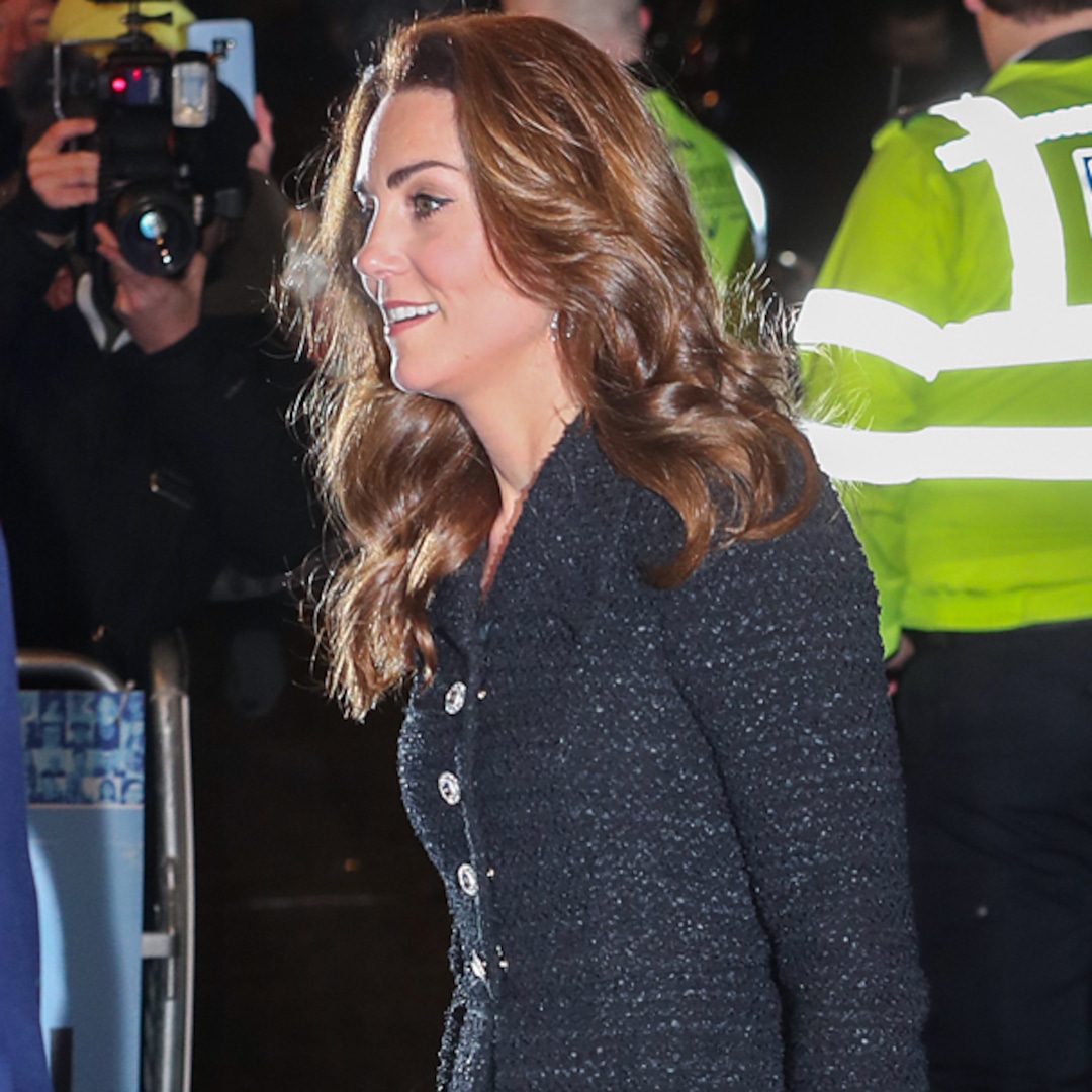 Kate Middleton Dazzles In Sparkly Heels For Date Night With William